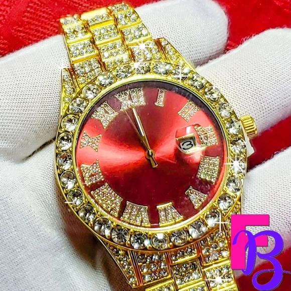 Urban Legend | Accessories | New Icey Mens Gold Watch | Poshmark